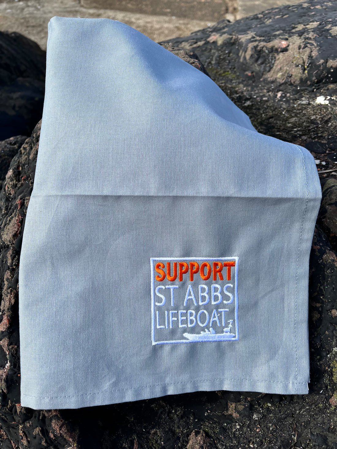 St Abbs Lifeboat Tea Towel – ST ABBS LIFEBOAT SHOP